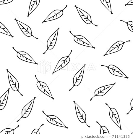 Seamless plant pattern - Stock Illustration [71141355] - PIXTA