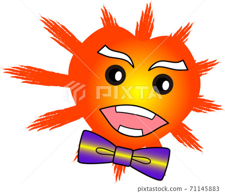 solar, sun, cartoon character - Stock Illustration [71145883] - PIXTA