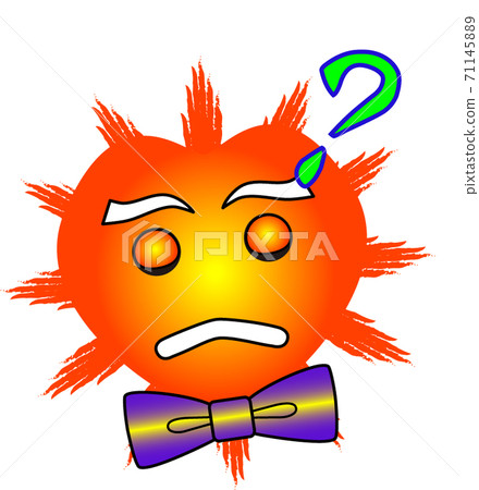 solar, sun, cartoon character - Stock Illustration [71145889] - PIXTA