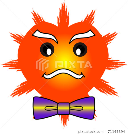 solar, sun, cartoon character - Stock Illustration [71145894] - PIXTA