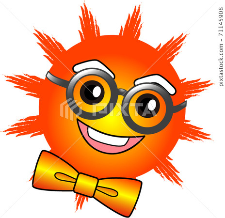 solar, sun, cartoon character - Stock Illustration [71145908] - PIXTA