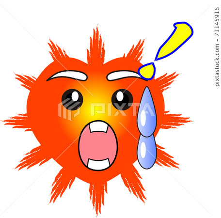 solar, sun, cartoon character - Stock Illustration [71145918] - PIXTA