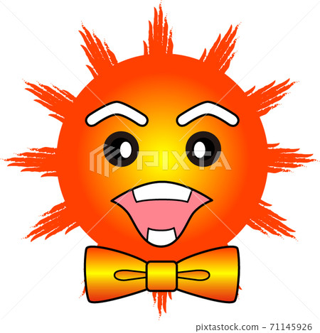 solar, sun, cartoon character - Stock Illustration [71145926] - PIXTA