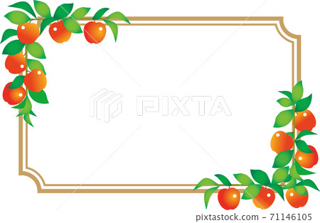 Apple frame frame - Stock Illustration [71146105] - PIXTA