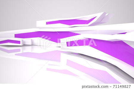The abstract architecture of the building with... - Stock Illustration ...