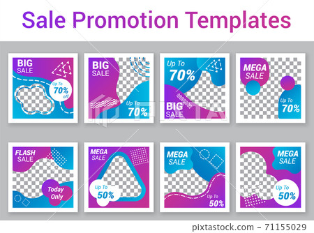 sale brochure background template - Stock Illustration [71155029] - PIXTA