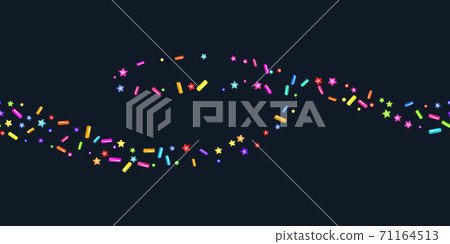 Sprinkle realistic with grains of desserts.... - Stock Illustration ...