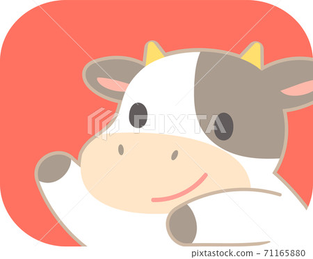 Greeting cow - Stock Illustration [71165880] - PIXTA