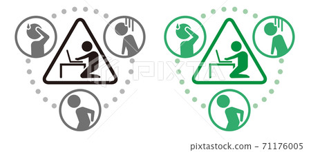 Telework icon illustration Conversation /... - Stock Illustration ...