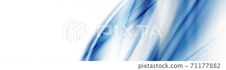 Abstract shiny white blue waves banner design - Stock Illustration ...