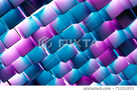 3d illustration of block pattern - Stock Illustration [71201853] - PIXTA