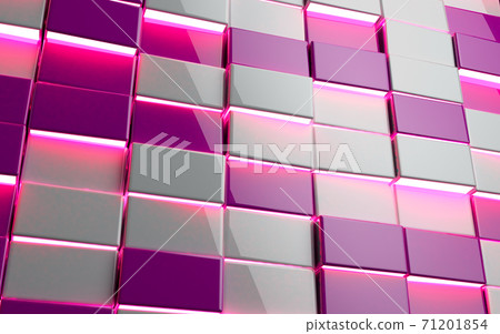 3d illustration of block pattern - Stock Illustration [71201854] - PIXTA