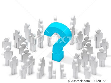 Question icon.3d illustration - Stock Illustration [71201858] - PIXTA