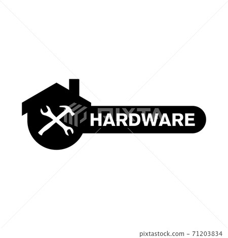 Vector logo of a building materials store - Stock Illustration ...