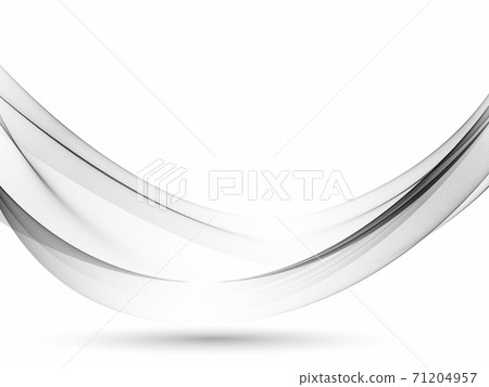 Abstract gray color wave design element. Grey... - Stock Illustration ...