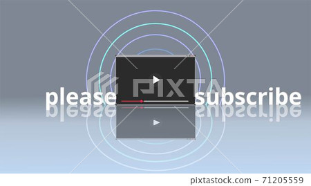 Video screen play button, Streaming preview... - Stock Illustration ...