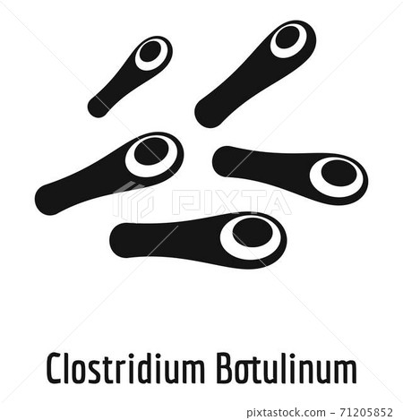 Clostridium botulinum icon, simple style. - Stock Illustration ...