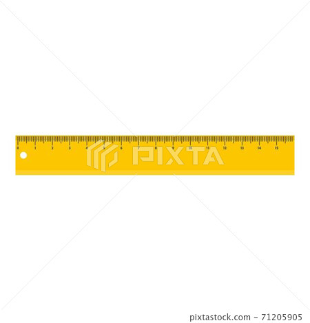 Yellow line icon, flat style. - Stock Illustration [71205905] - PIXTA