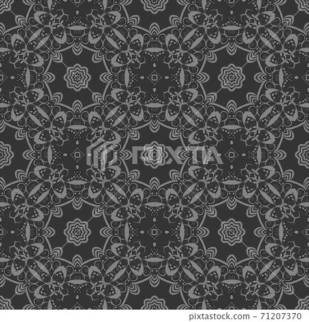 Geometrical dark grey pattern with beautiful... - Stock Illustration ...