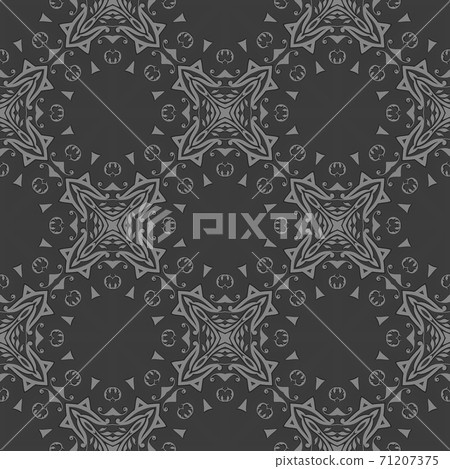 Geometrical dark grey pattern with beautiful... - Stock Illustration ...