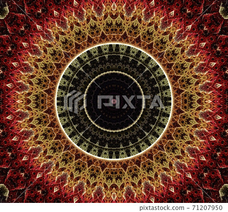 Gold colorful seamless radial pattern with... - Stock Illustration ...