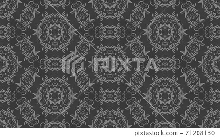 Geometrical dark grey pattern with beautiful... - Stock Illustration ...