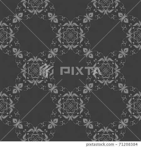 Geometrical dark grey pattern with beautiful... - Stock Illustration ...
