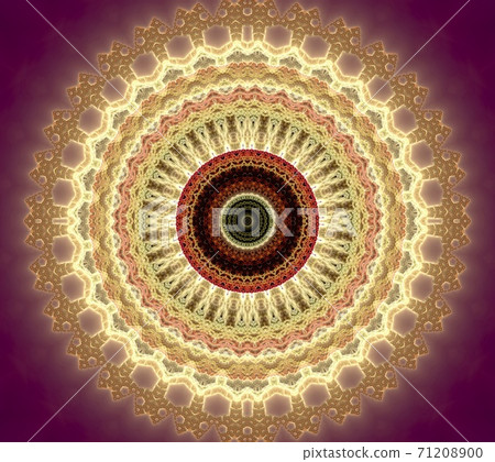 Gold colorful seamless radial pattern with... - Stock Illustration ...