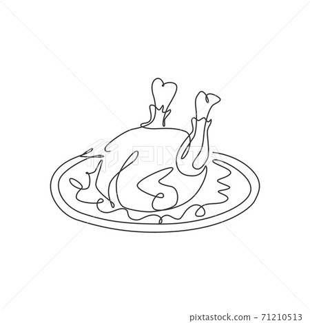 Single continuous line drawing of stylized... - Stock Illustration ...