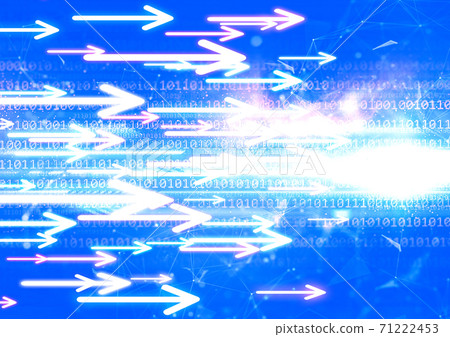Multiple abstract light arrows in technology... - Stock Illustration ...