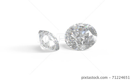 Two diamonds background white CG - Stock Illustration [71224651] - PIXTA