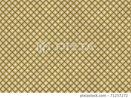Brown golden "Kanoko" Japanese pattern,... - Stock Illustration [71257272] - PIXTA