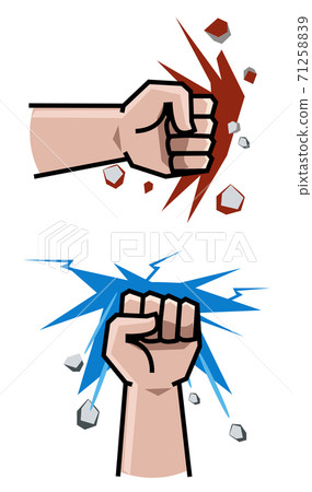 Goo Punch-Grip Fist - Stock Illustration [71258839] - PIXTA
