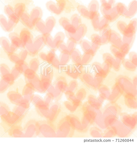 Pale heart pattern background material - Stock Illustration [71260844 ...