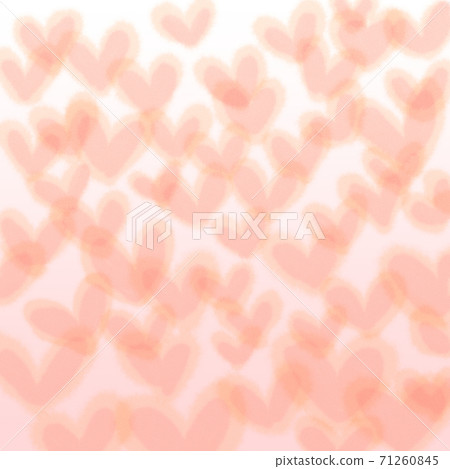 Pale heart pattern background material - Stock Illustration [71260845 ...