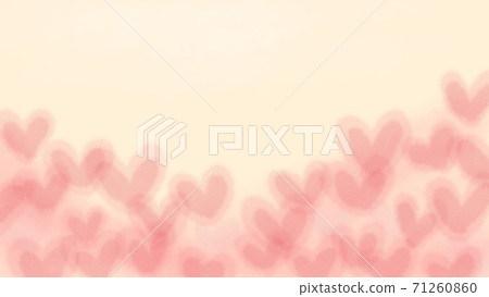 Pale heart pattern background material - Stock Illustration [71260860 ...