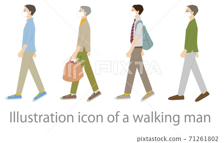 vector, vectors, walk - Stock Illustration [71261802] - PIXTA