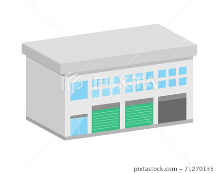 Warehouse 3D icon illustration - Stock Illustration [71270135] - PIXTA