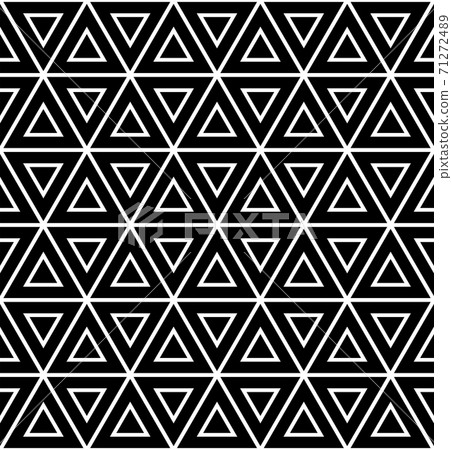 Abstract seamless geometric triangles pattern. - Stock Illustration ...