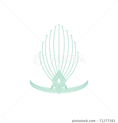 Tiara line art illustration_21 - Stock Illustration [71277383] - PIXTA