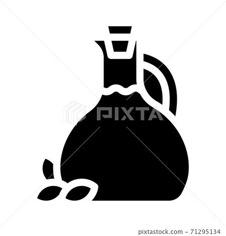 soybean oil glyph icon vector symbol illustration - Stock Illustration ...