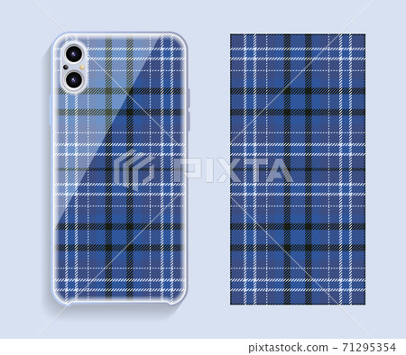 Smartphone cover design vector mockup. Template... - Stock Illustration ...