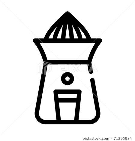 juicer equipment line icon vector symbol... - Stock Illustration ...