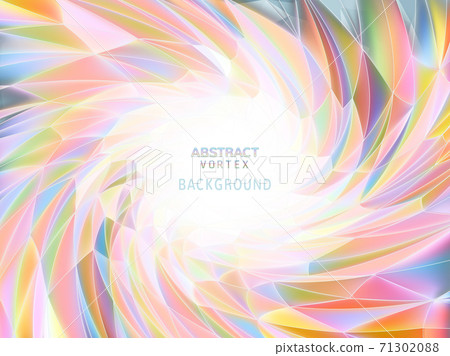 Abstract colorful vortex element BG with copy...-插圖素材 [71302088] - PIXTA圖庫