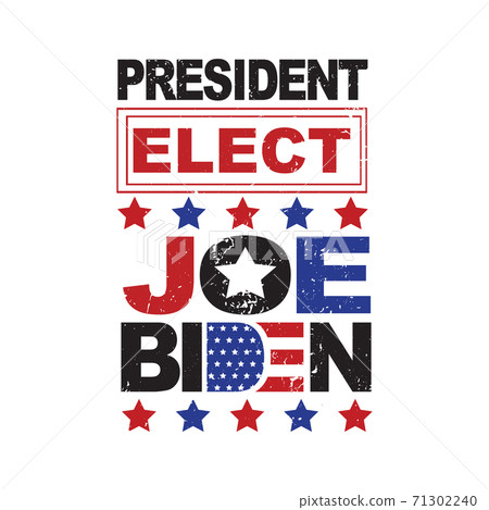 Joe Biden President Elect. United States of... - Stock Illustration ...
