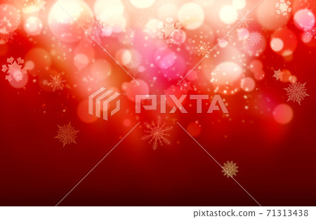 Background material light and snow red - Stock Illustration [71313438 ...