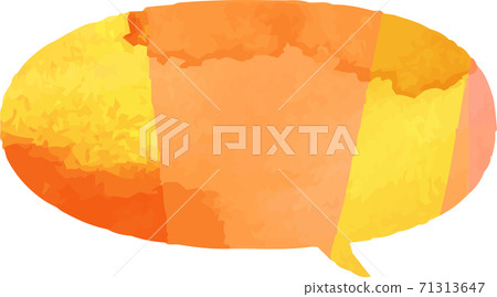 Speech balloon Conversation cartoon Watercolor... - Stock Illustration ...