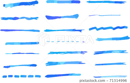 Line line brush brush material design... - Stock Illustration [71314996 ...