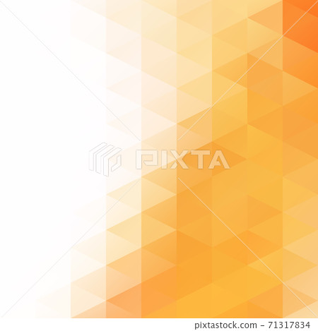 Orange Grid Mosaic Background, Creative Design... - Stock Illustration ...