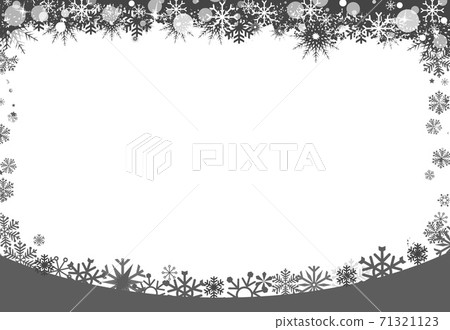 Winter Background. A cold Christmas. Frame... - Stock Illustration ...